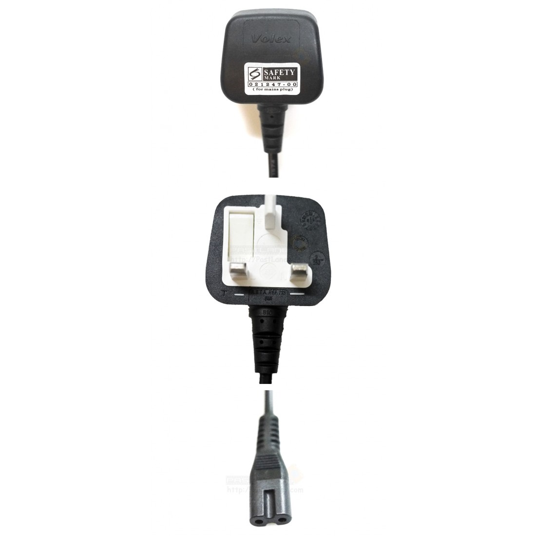 Volex UK Plug Power Cable (2 Round Pins)