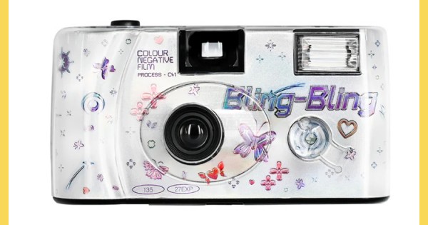 Reto Retocolor Bling-Bling Disposable Camera With Pre-Exposed Patterns ...