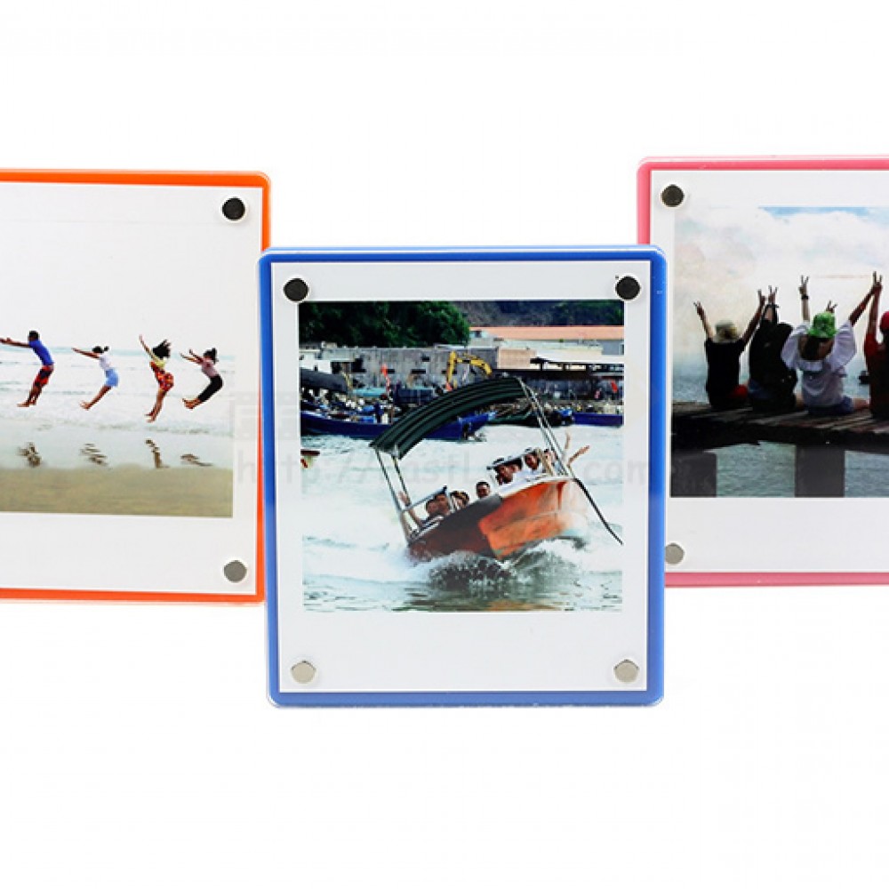 Magnetic Acrylic Square Photo Frame [1 Slot]