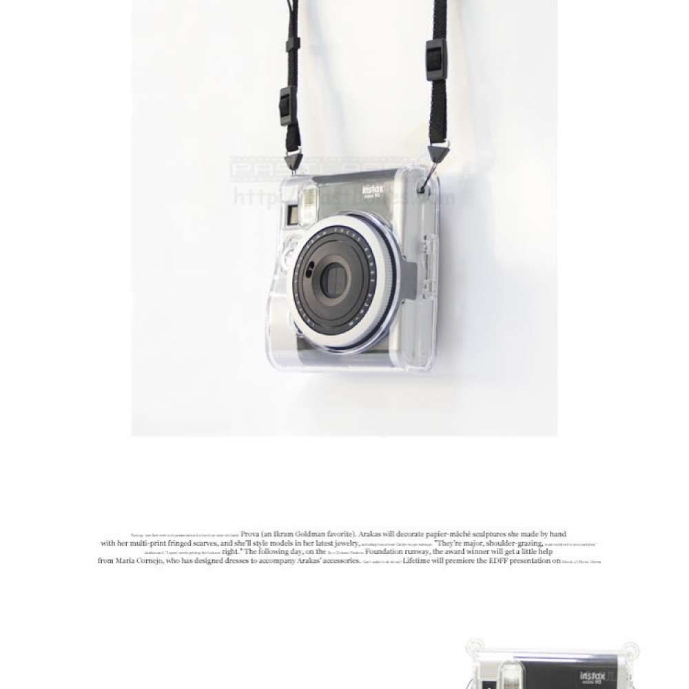 Instax Mini 90 Crystal Clear Transparent Case