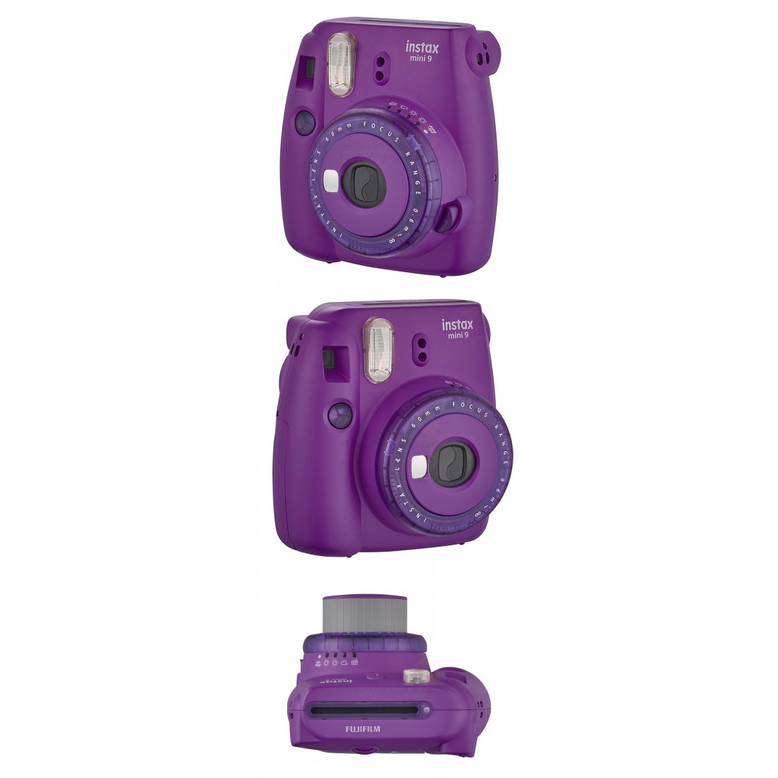 Fujifilm Instax Mini 9 Camera (Clear Purple) + Mystery Gift