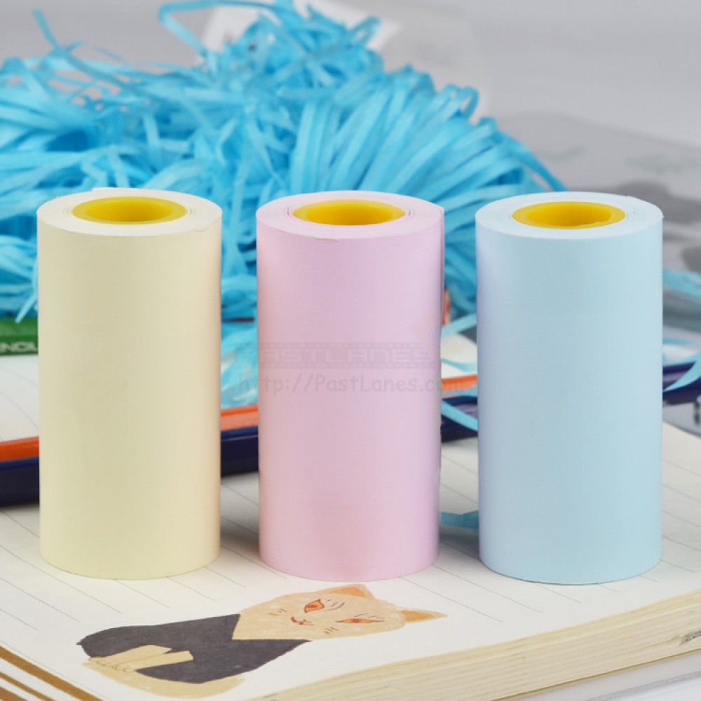 Original Paperang Color Sticky Note Thermal Paper (3 Rolls) For ...