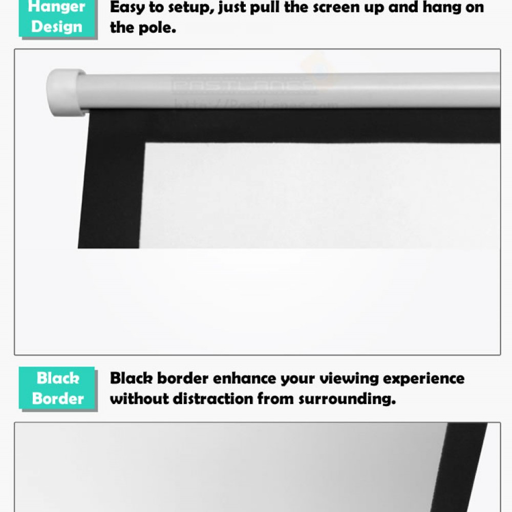 Portable Tripod Projector Screen
